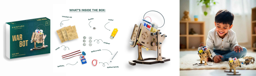 Buy DIY War Robot Kit – Fun Robotics Toy for Kids Age 8+ – Kintaro DIY